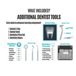 Dental Office Dramatic Play, Dental Health Game Printable PDF ...