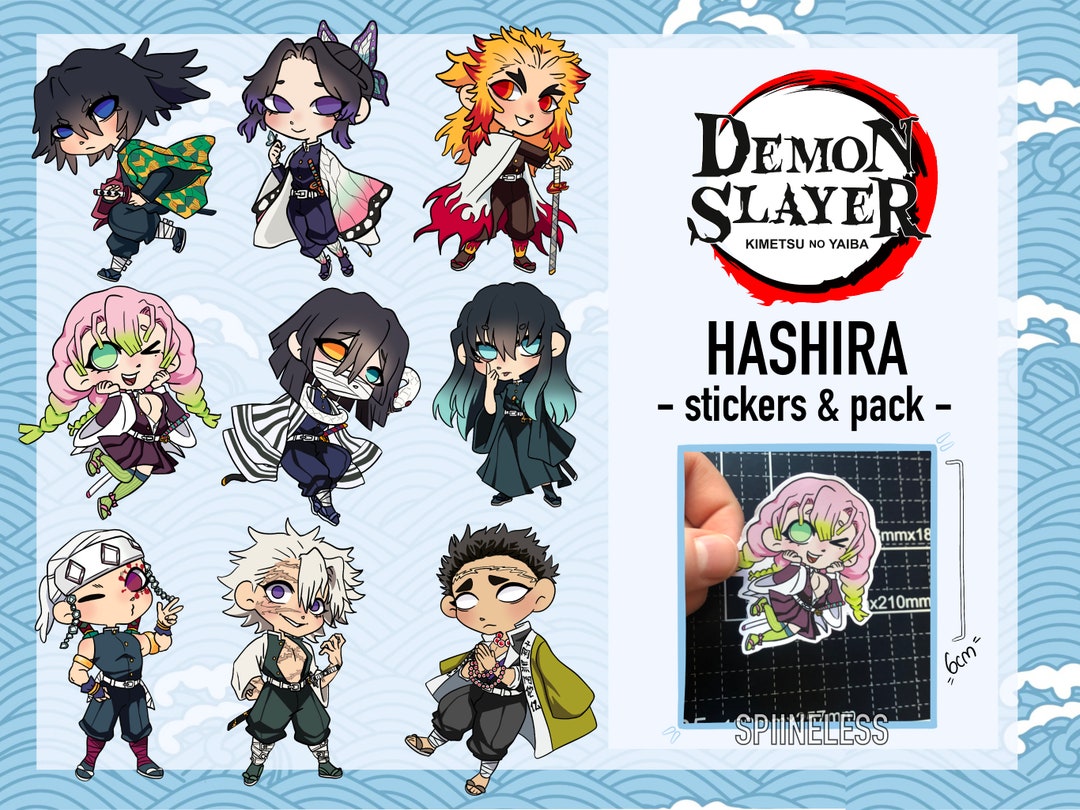 Hashira Stickers - Etsy