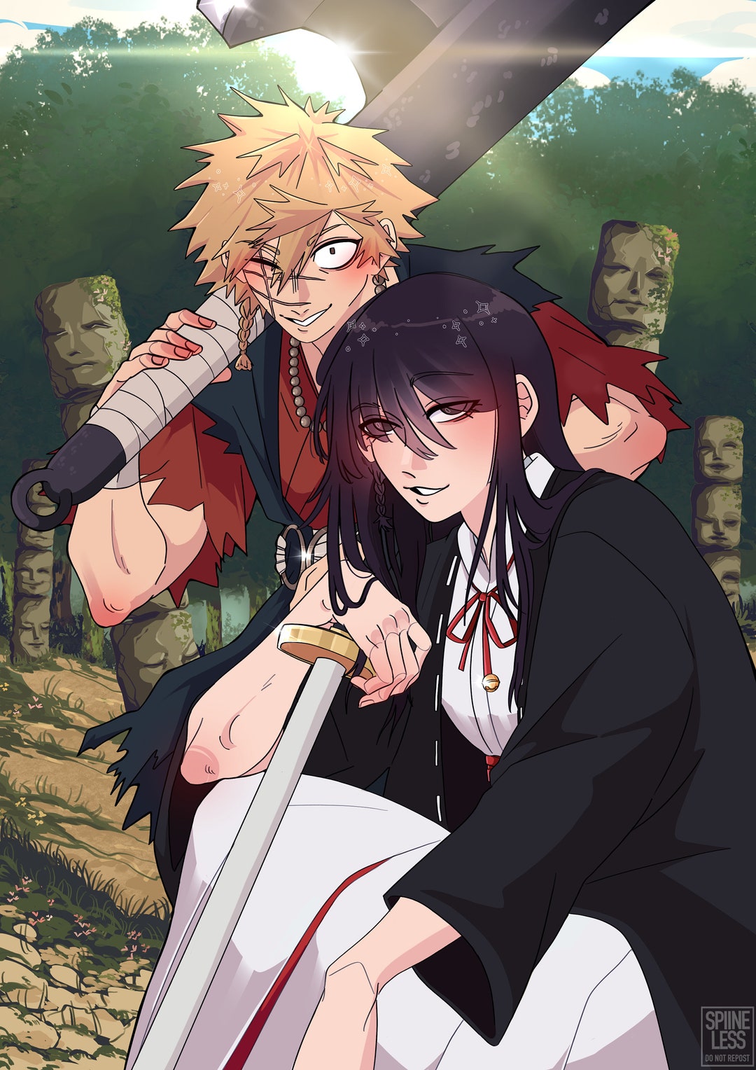 Chobei and Toma Aza | A4 Print! | Hell’s Paradise - Etsy