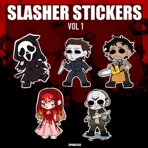 Slasher Stickers | Volume 1 - Etsy