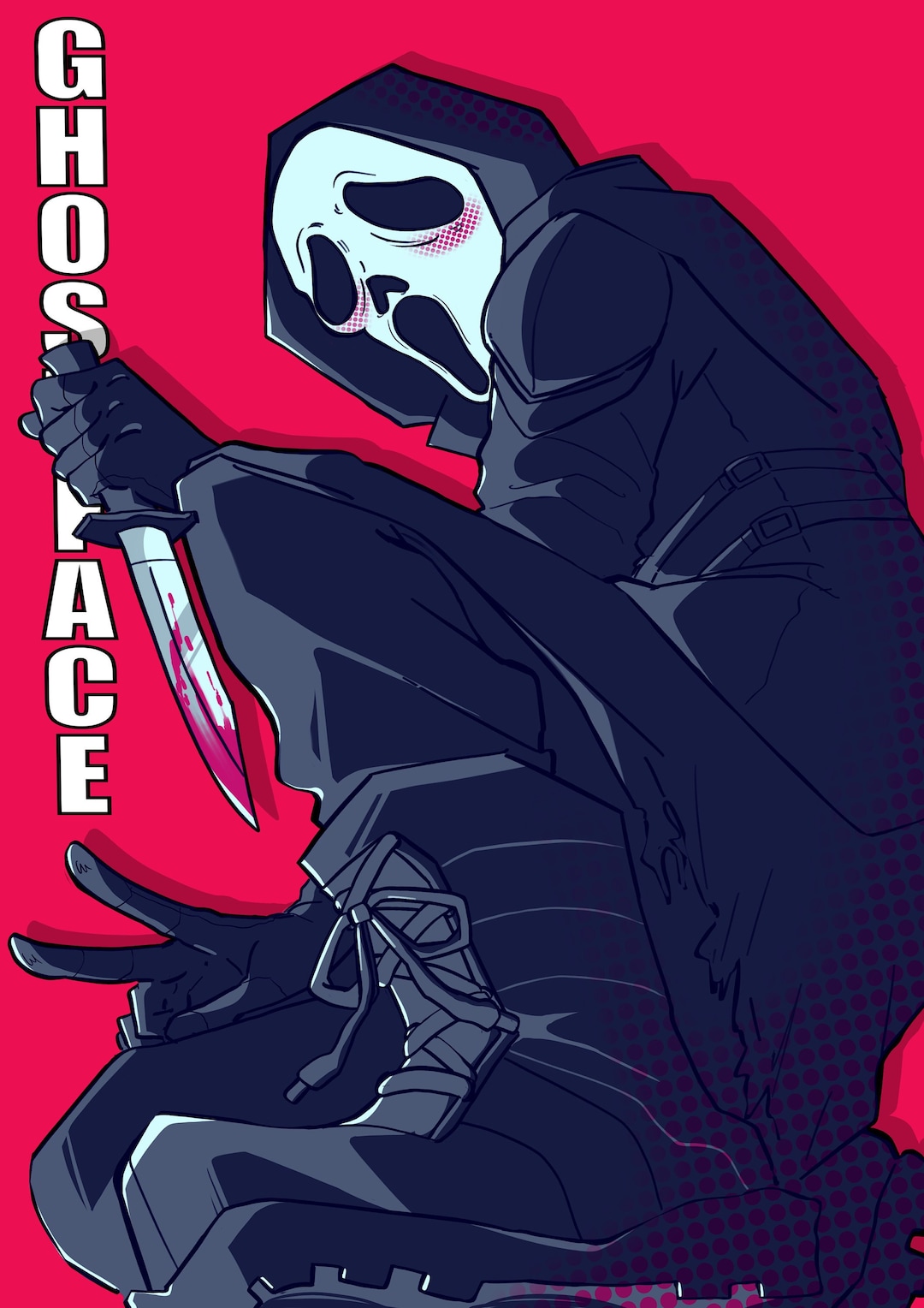 Ghostface DBD VER A4 Print - Etsy