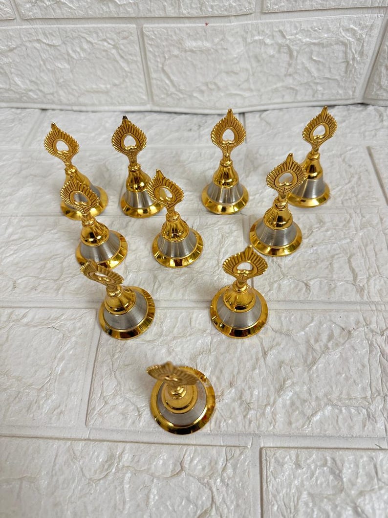 50 X Mini Wedding Bells, Bridal Entry Bells, Ring the Bell & Wish Them ...