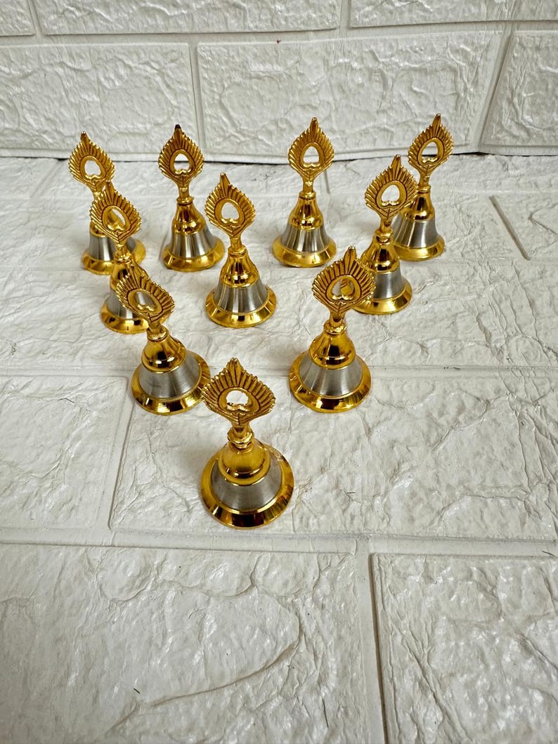 50 X Mini Wedding Bells, Bridal Entry Bells, Ring the Bell & Wish Them ...