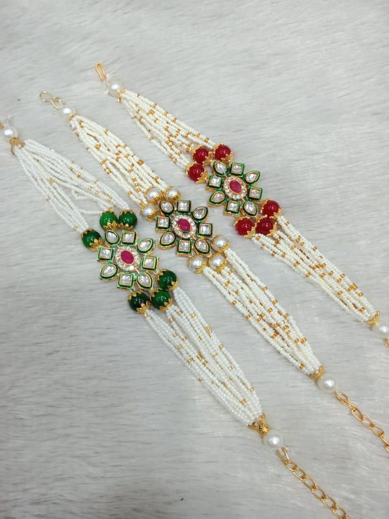 100 Pcs Sangeet Haldi Mehndi Ganey Ganaas Indian Wedding Bracelets ...