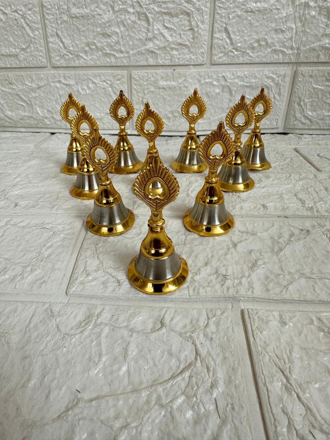 50 X Mini Wedding Bells, Bridal Entry Bells, Ring the Bell & Wish Them ...
