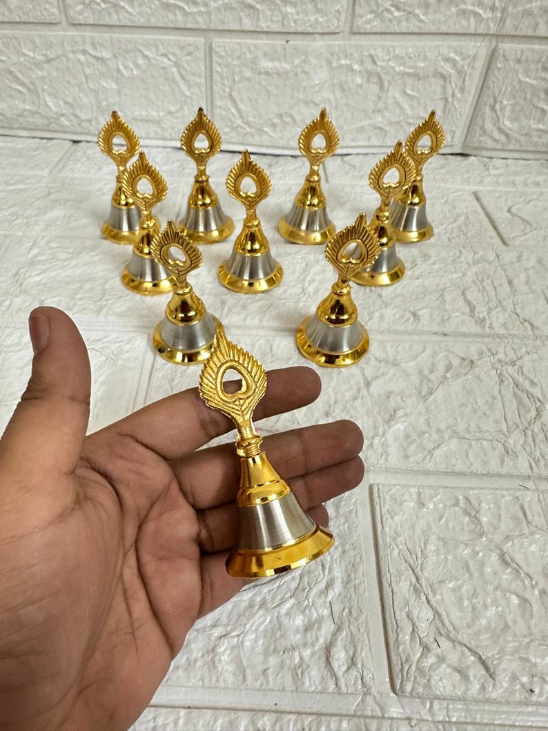 50 X Mini Wedding Bells, Bridal Entry Bells, Ring the Bell & Wish Them ...