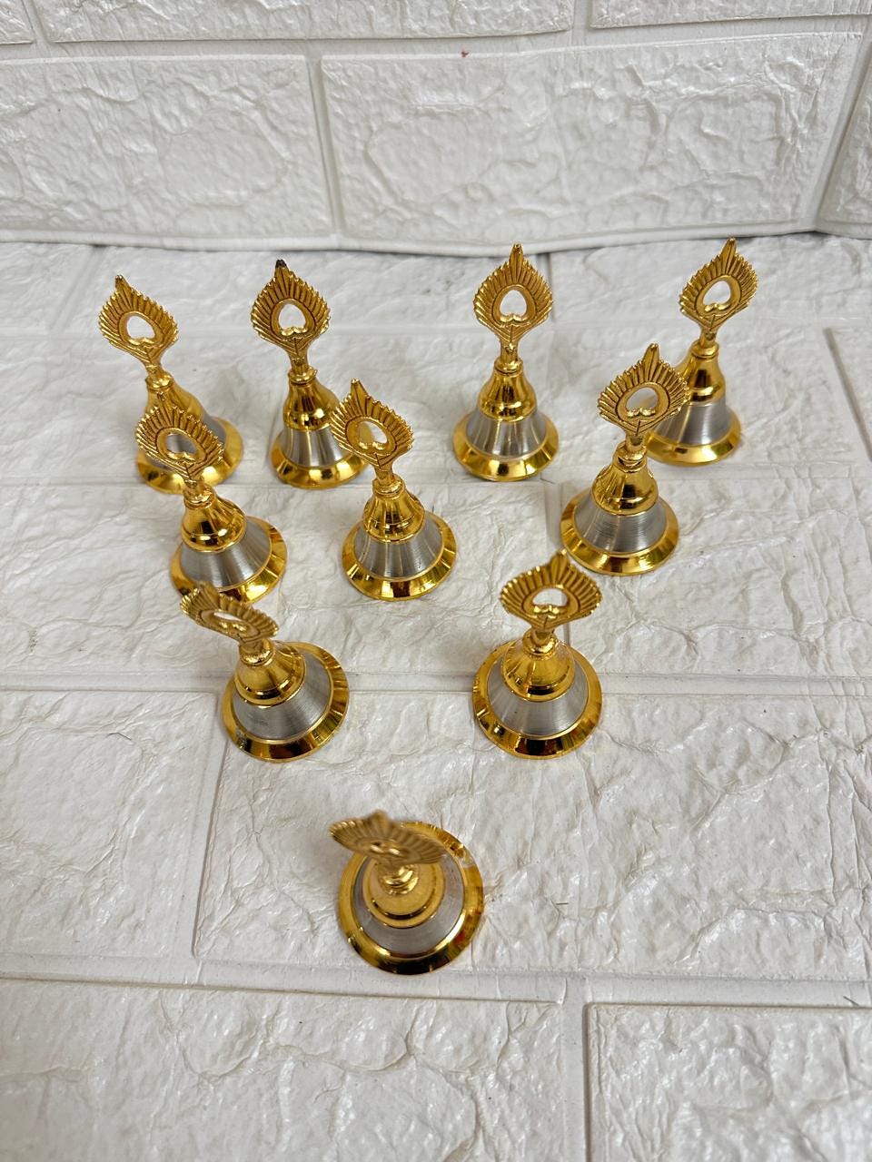 50 X Mini Wedding Bells, Bridal Entry Bells, Ring the Bell & Wish Them ...