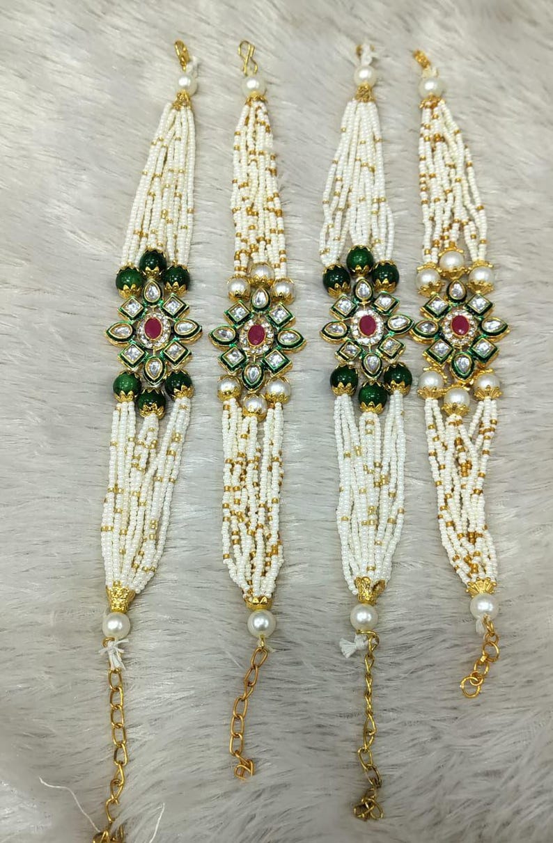 125 Stück Sangeet Haldi Mehndi Ganey Ganaas Indische Hochzeit Armbänder ...