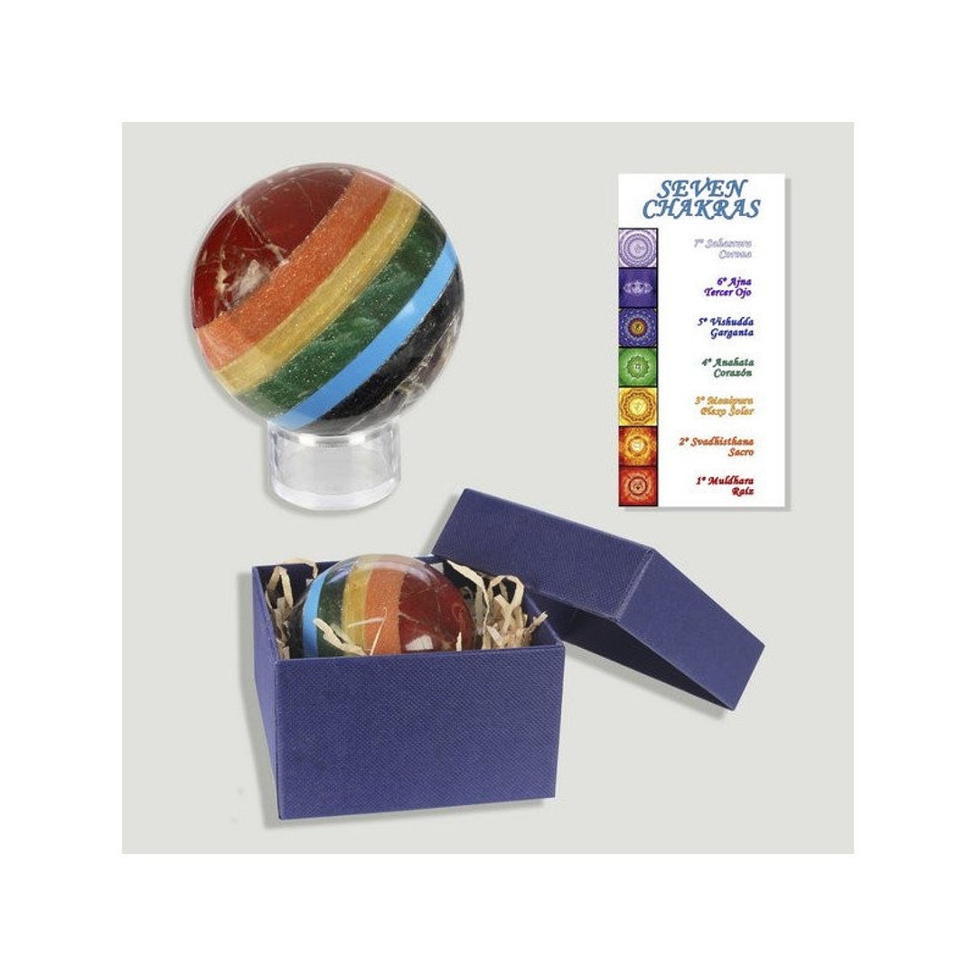 Seven Chakra Ball, Seven Chakras, World Minerals, Seven Chakra Minerals ...