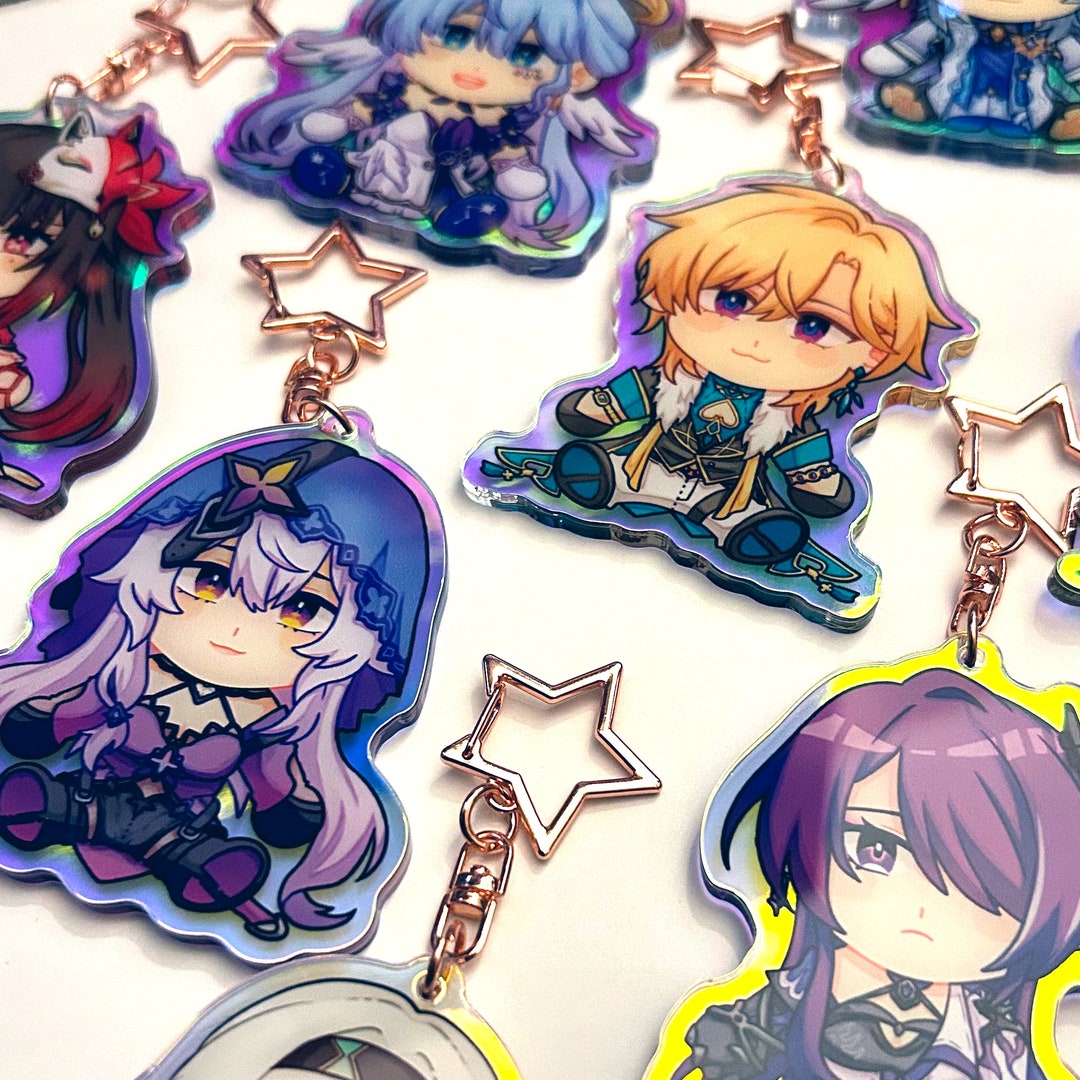 Honkai Star Rail 2.5-3" Holo-rainbow Acrylic Charms | HSR Penacony - Etsy