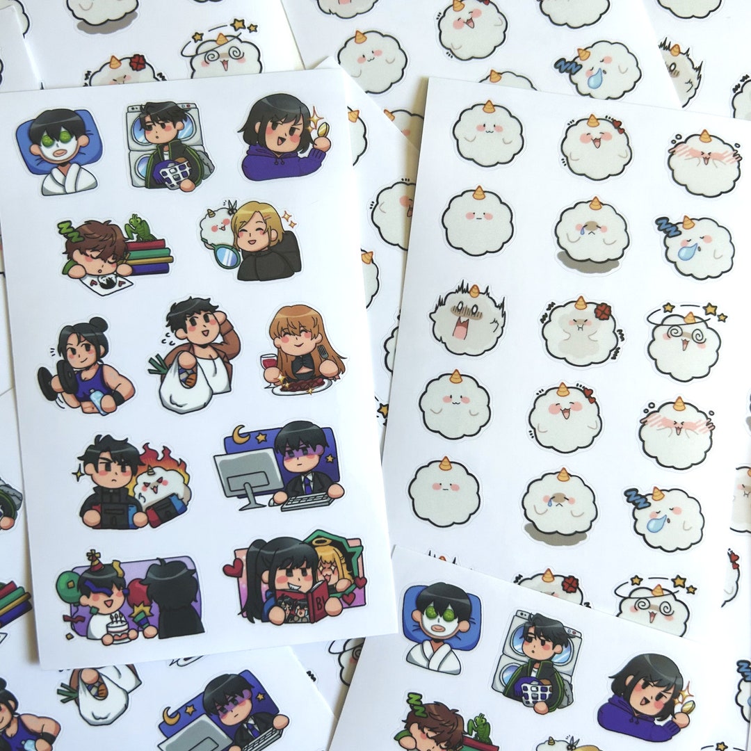 ORV Clear Sticker Sheet 8x13cm for Journals, Planners, Decoration ...