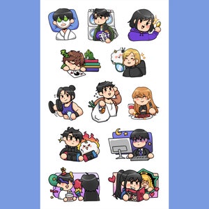 ORV Clear Sticker Sheet 8x13cm for Journals, Planners, Decoration ...