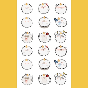 ORV Clear Sticker Sheet 8x13cm for Journals, Planners, Decoration ...