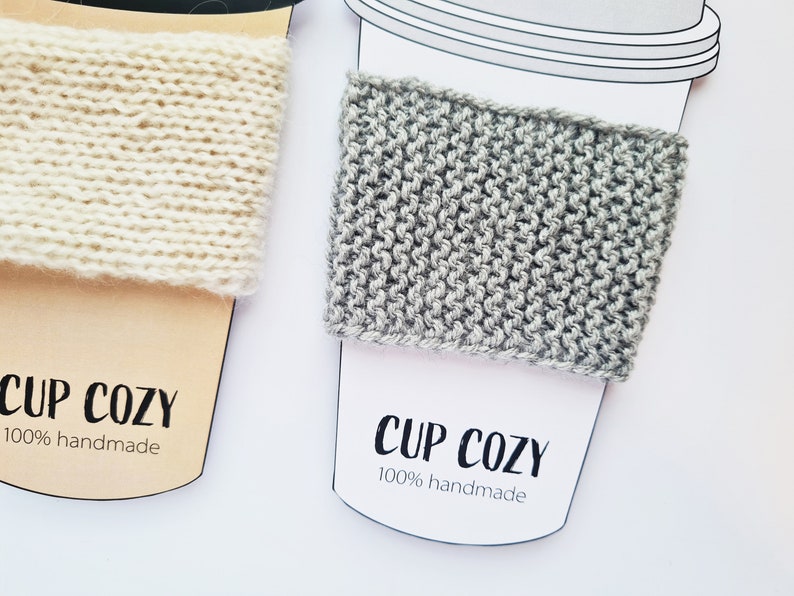Printable Cup Cozy Cards, Display Inserts, Coffee Sleeve Insert Cards ...