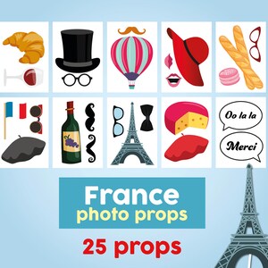 France Props, Paris Photo Props, French Party, Paris Party, Parisian ...