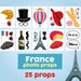 France Props, Paris Photo Props, French Party, Paris Party, Parisian ...