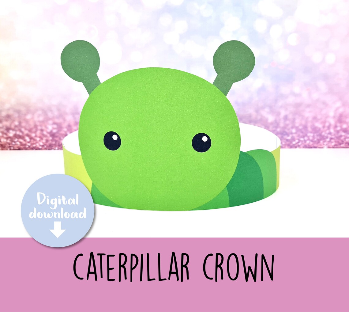 Caterpillar Crown, Caterpillar Birthday Hat, Caterpillar Headband ...