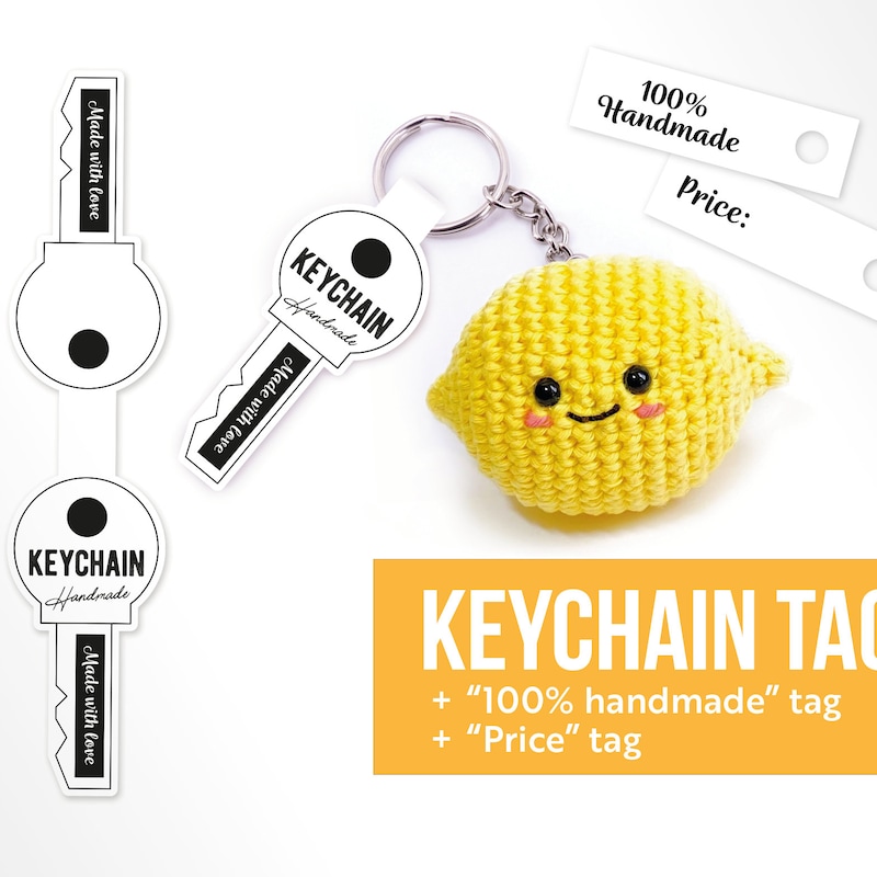 Handmade Keychains - Etsy