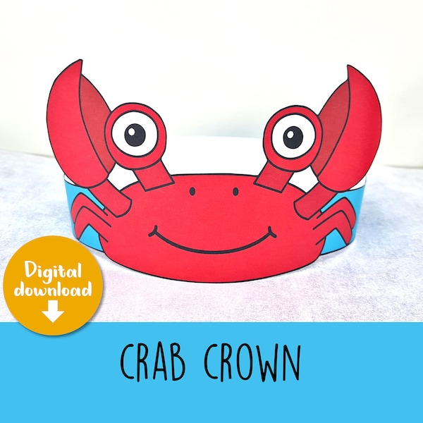Crab Hat - Etsy