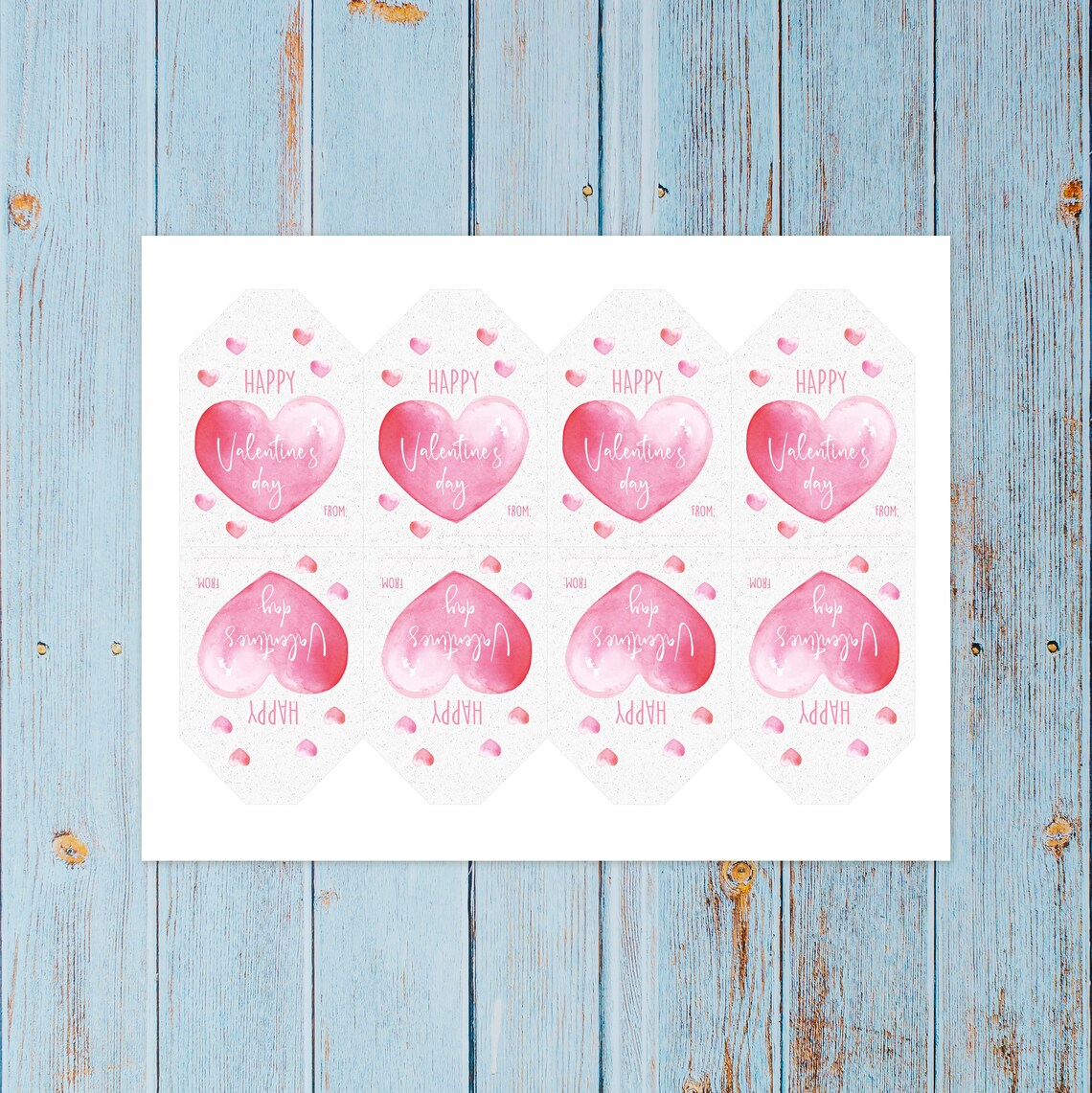 Valentines Gift Tags Printable Valentine Tags Printable Gift - Etsy