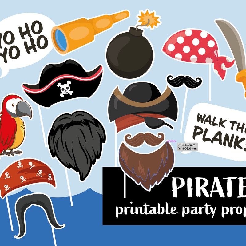 Pirate Photo Booth - Etsy