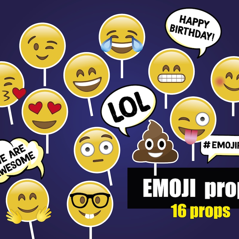Emoji Photo Booth - Etsy