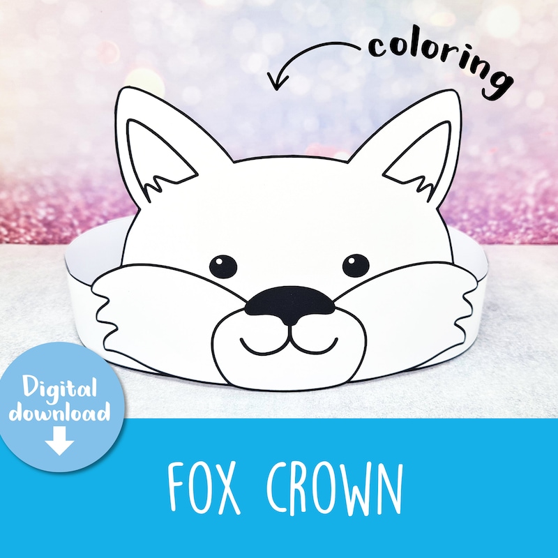 Printable Fox - Etsy