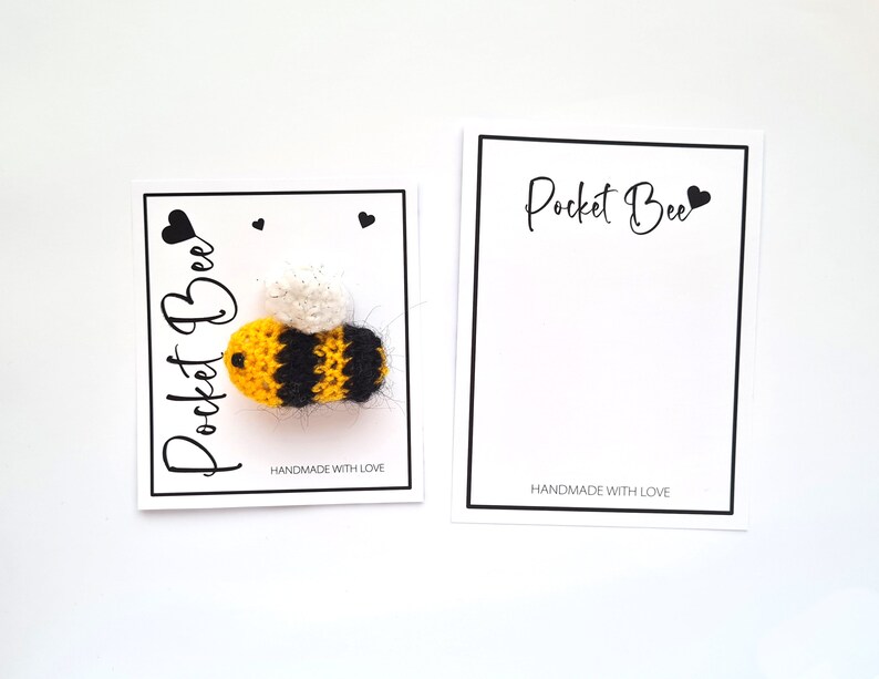 DIY Pocket Bee Cards Pocket Hug Holder Pocket Bee Backing - Etsy