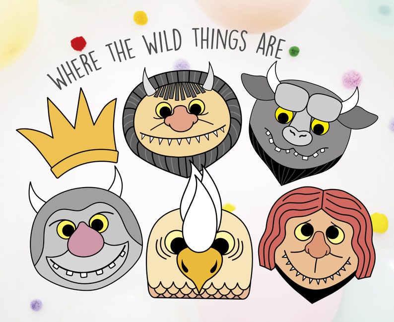 Where the Wild Things Are, Where the Wild Things Are Photo Props, Masks ...