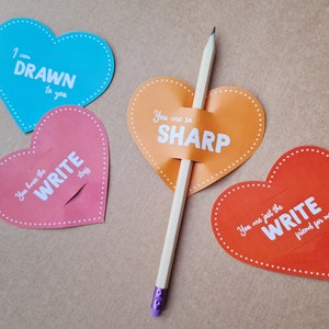 Printable Valentine's Day Cards, Digital Download, Kids Valentines ...