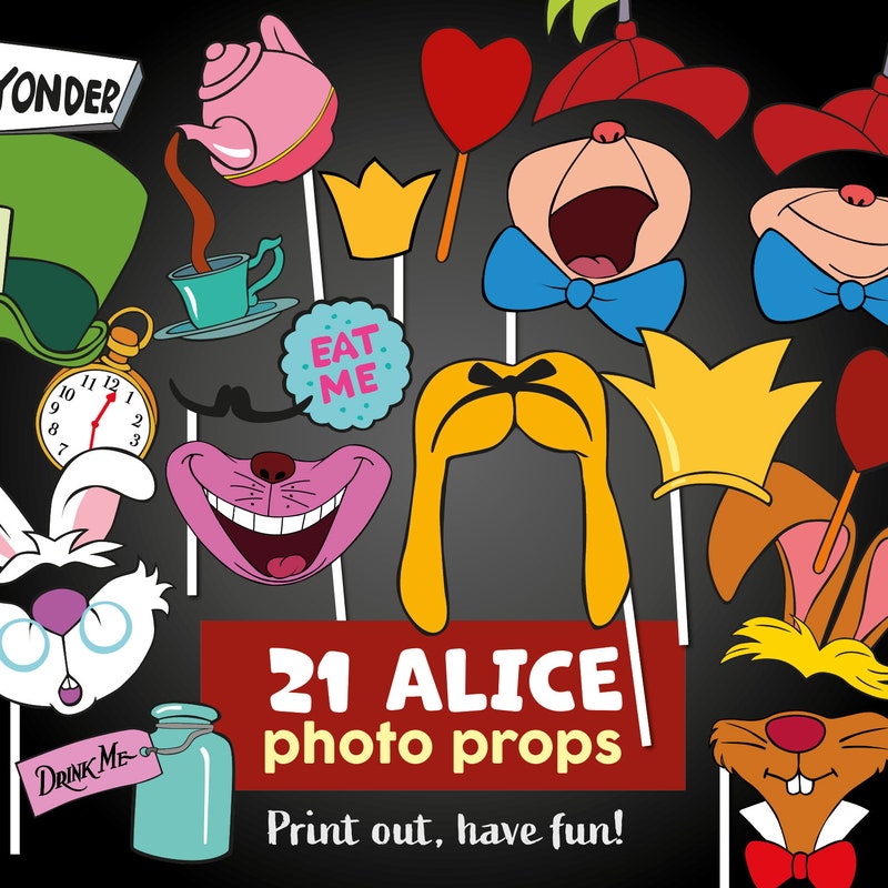 Alice in Wonderland Props - Etsy