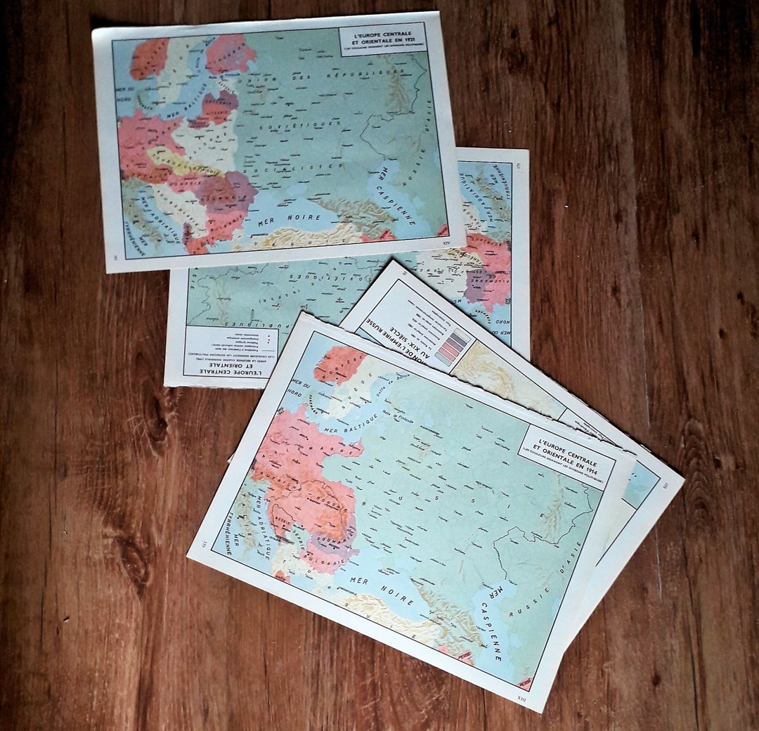 Map the Balkans 1792-1877 and After 1878 Geographic Map Collection ...