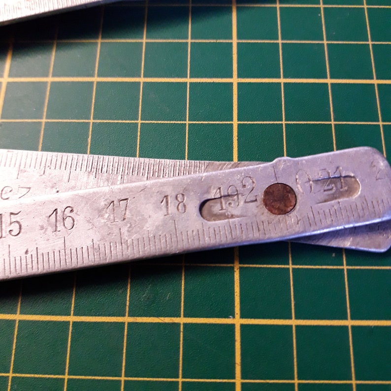 Craftsman Metal Folding Rule 1 Meter Vintage Craftsman Factory - Etsy