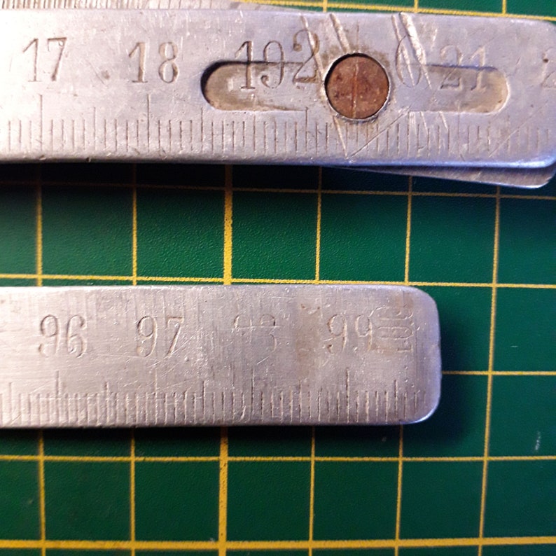 Craftsman Metal Folding Rule 1 Meter Vintage Craftsman Factory - Etsy