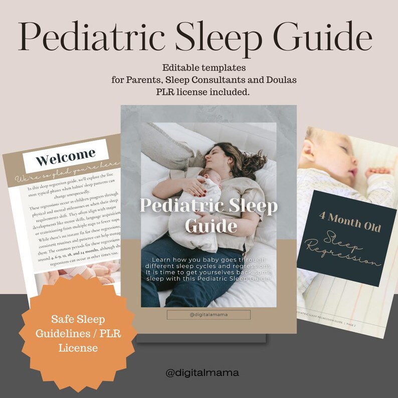Pediatric Sleep Regression Guide, Sleep Aid, Sleep Training, Sleep Help ...