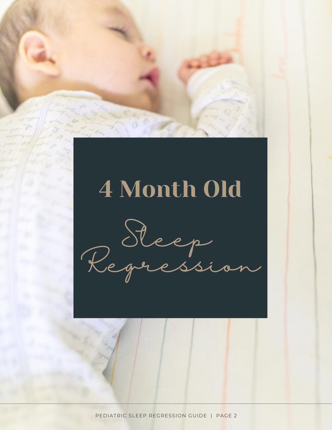 Pediatric Sleep Regression Guide, Sleep Aid, Sleep Training, Sleep Help ...