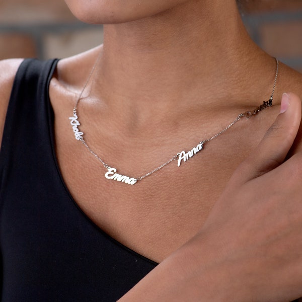 Kids Name Necklace - Etsy