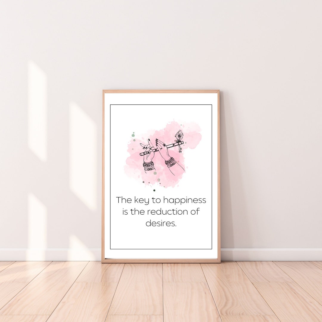 1319 Inches Krishna Words Printable Wall Art Wall Decor Wall Aesthetics ...