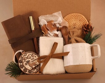 Halloween Cozy Boo Basket Gift Box - Etsy