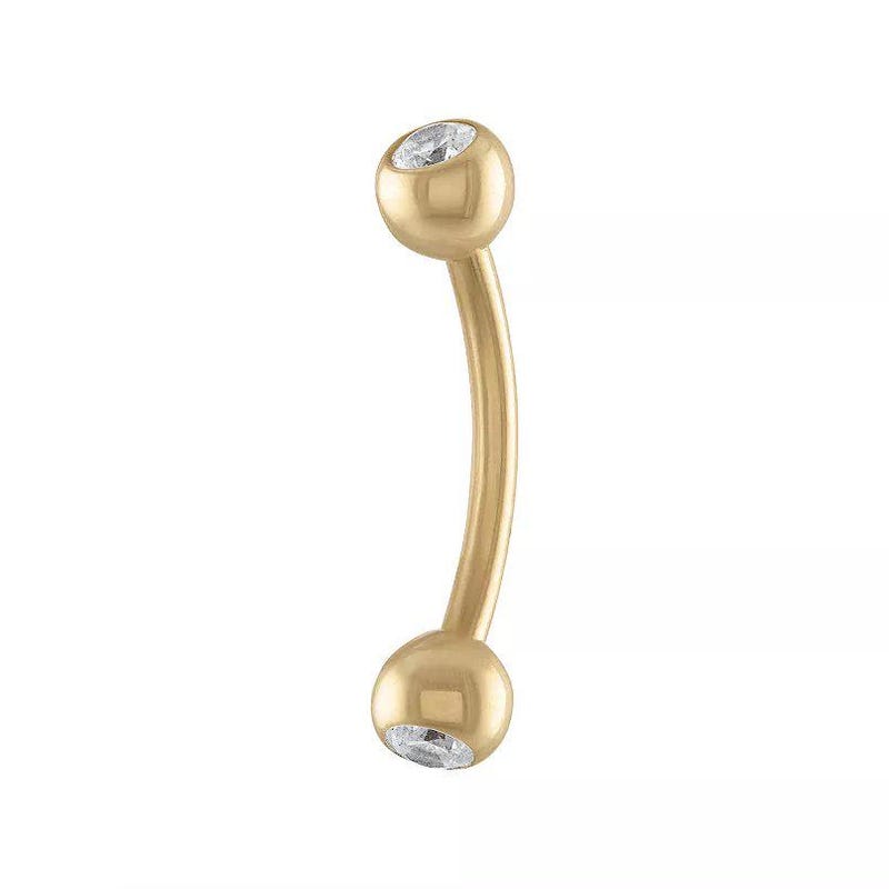 925 Silver Navel Piercing - Etsy