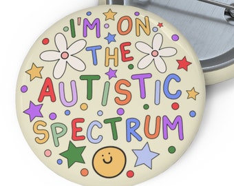 Sensory Overload Communication Button Badge Autism Senses - Etsy