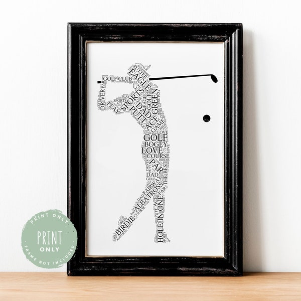 Golf Word Art - Etsy