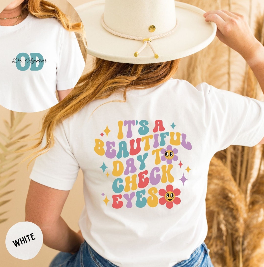 Optometry T Shirt Custom Optometrist Shirt Personalized Eye Doctor ...