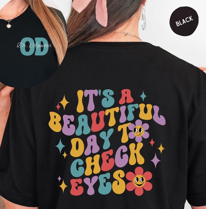 Optometry T Shirt Custom Optometrist Shirt Personalized Eye Doctor ...