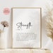 Strength Definition, Printable Funny Wall Art, Motivational Poster for ...