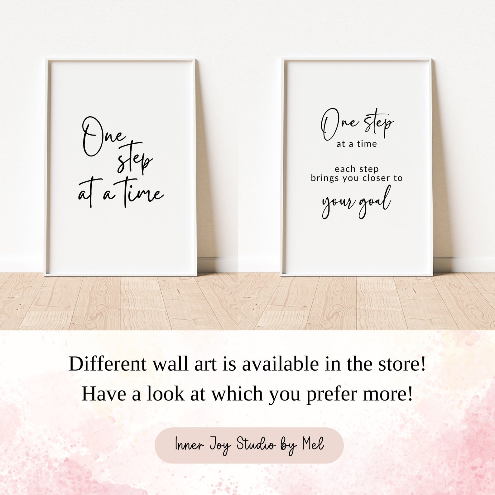 Inspirational Quotes Wall Art, Printable Motivational Poster for Office ...