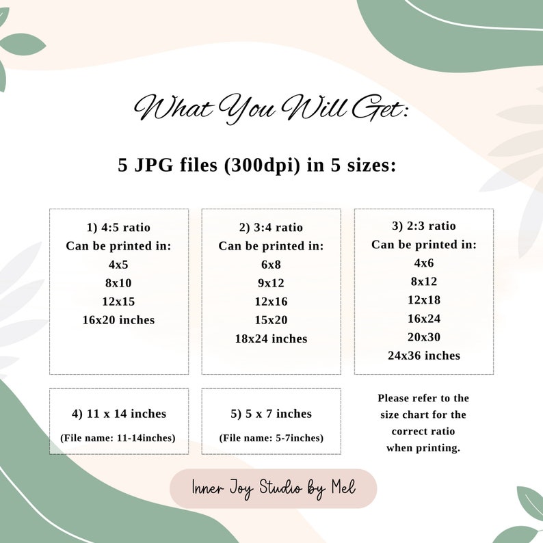 Printable Inspirational Quotes Wall Art for Self Care, Motivational ...