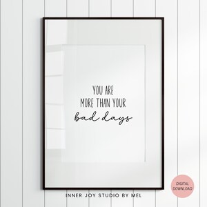Printable Positive Affirmation Wall Art for Self Love, Self Care Poster ...