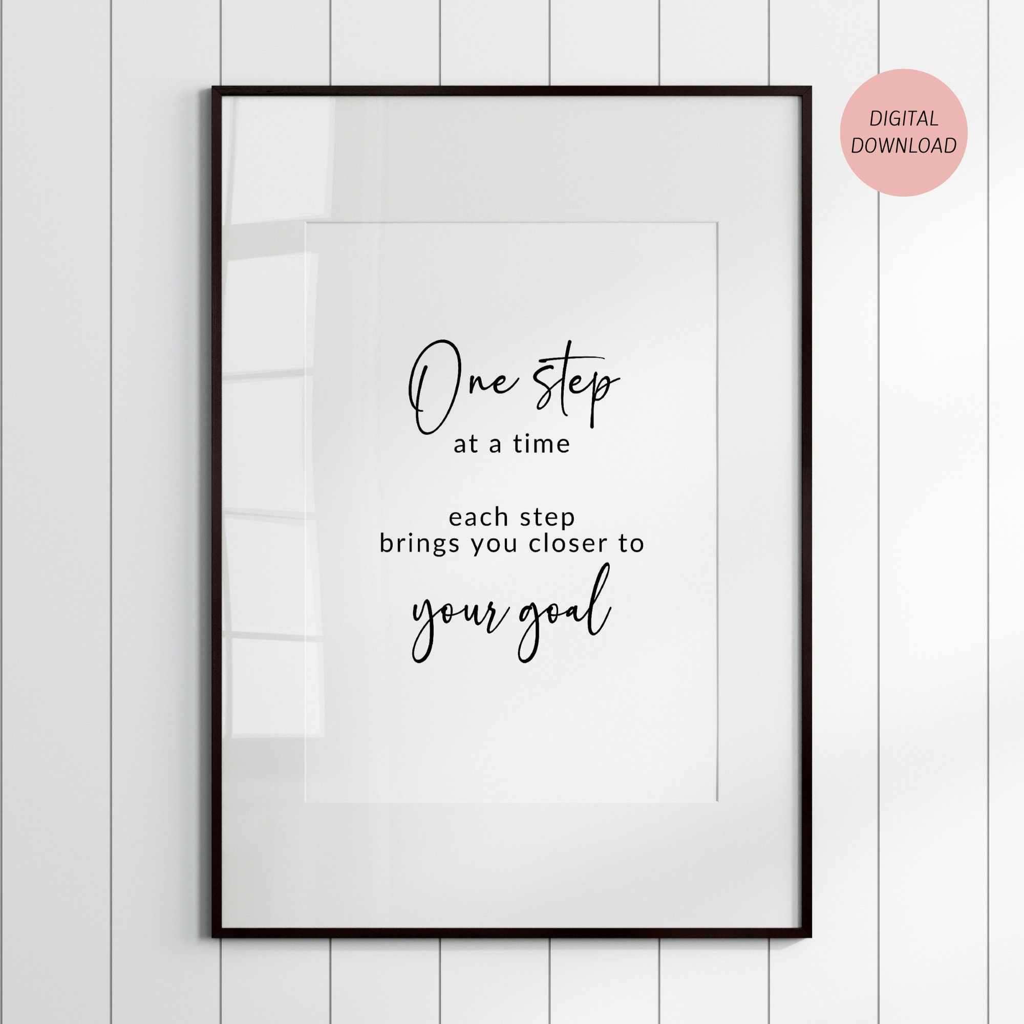 Inspirational Quotes Wall Art, Printable Motivational Poster for Office ...