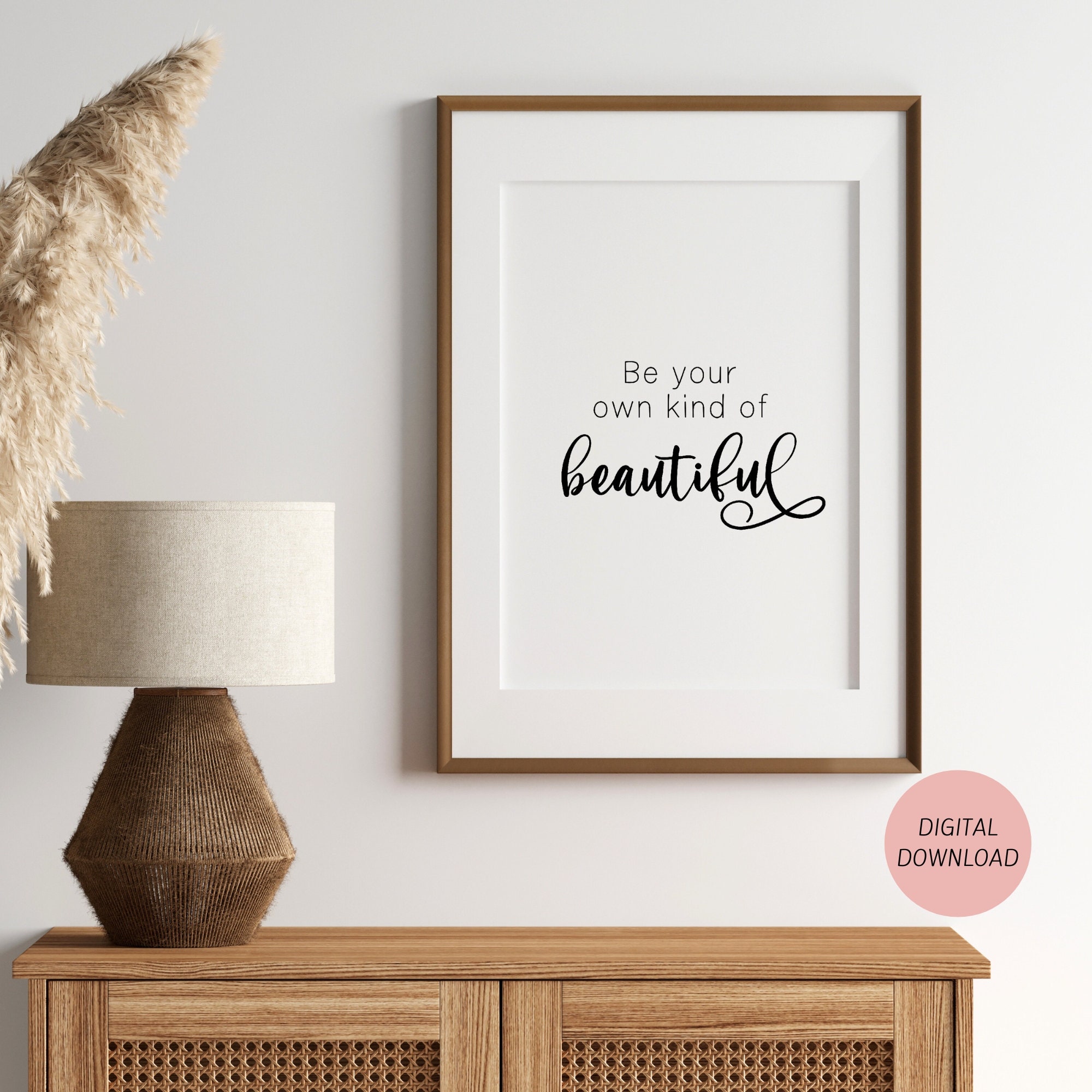 Printable Motivational Poster for Girls Room Decor, Inspirational Quote ...